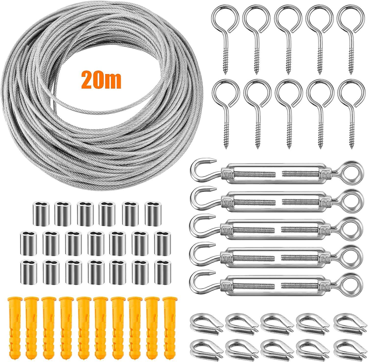 Wire Rope Kit Stainless Steel Wire Rope Kit Hanging Rope Stainless ...