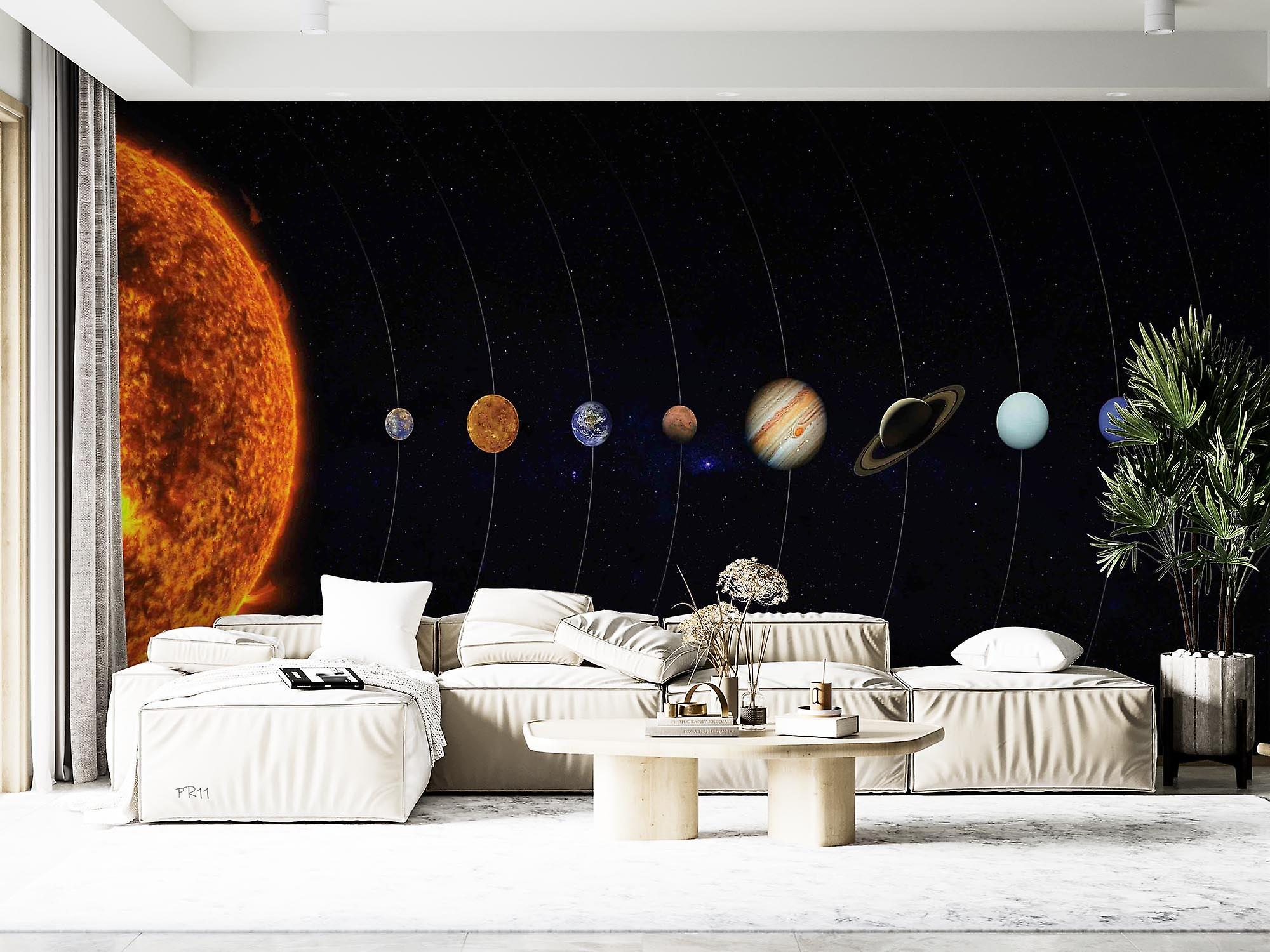3D Solar System Wall Mural Wallpaper Gd 4881 | Fruugo US