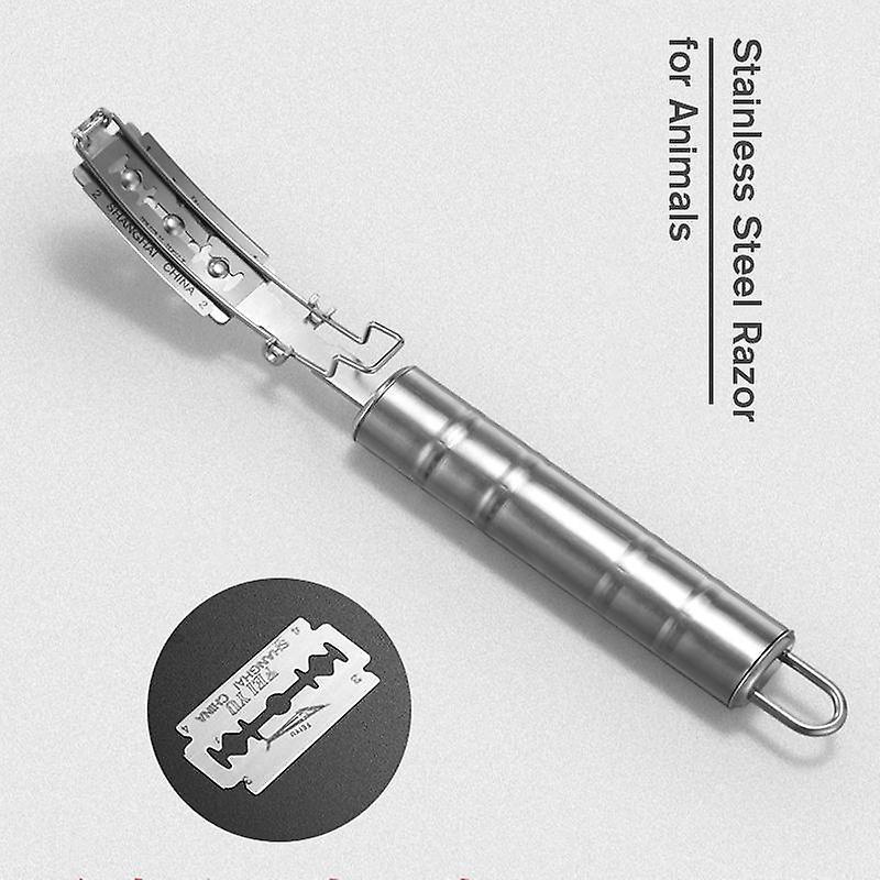 Stainless Steel Scraper Meat Hair Shaver Food Hair Removal Tool Shaving ...