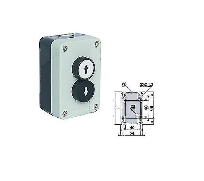 Double Switch For Garage Doors, Waterproof, Lift, Push Button, Rolling ...