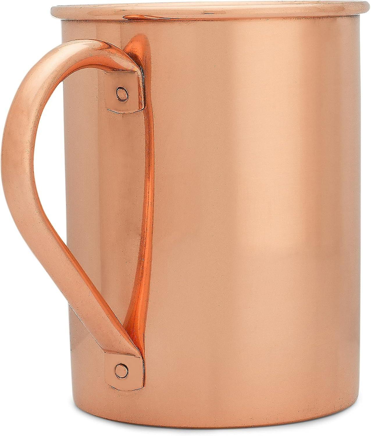 Moscow Mule Copper Mugs-100% Pure Solid Copper Mugs With Handle 16 ...