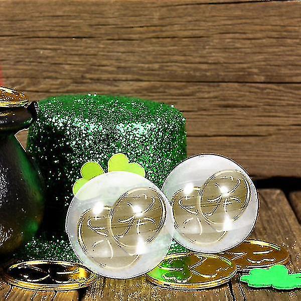 100pcs Plastic Transparent Balls Multi-purpose Twisted Round Balls ...