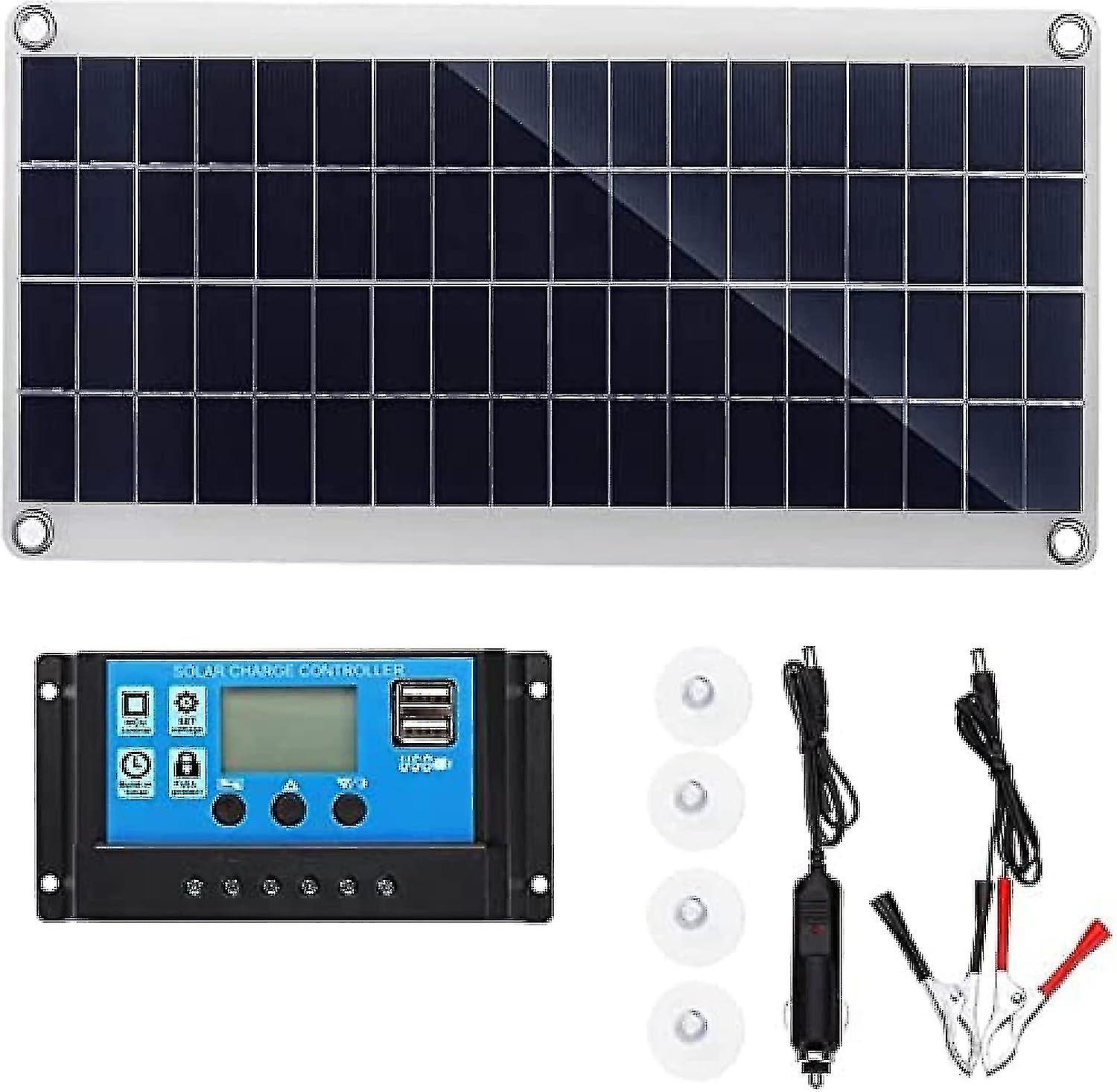 300w 12v Solar Panel Kit Battery Charger 300 Watt 12 Volt Off Grid ...