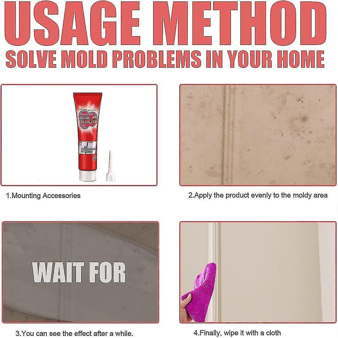 Mold Remover Gel, Magical Mould Remover Gel, Household Mould Remover ...