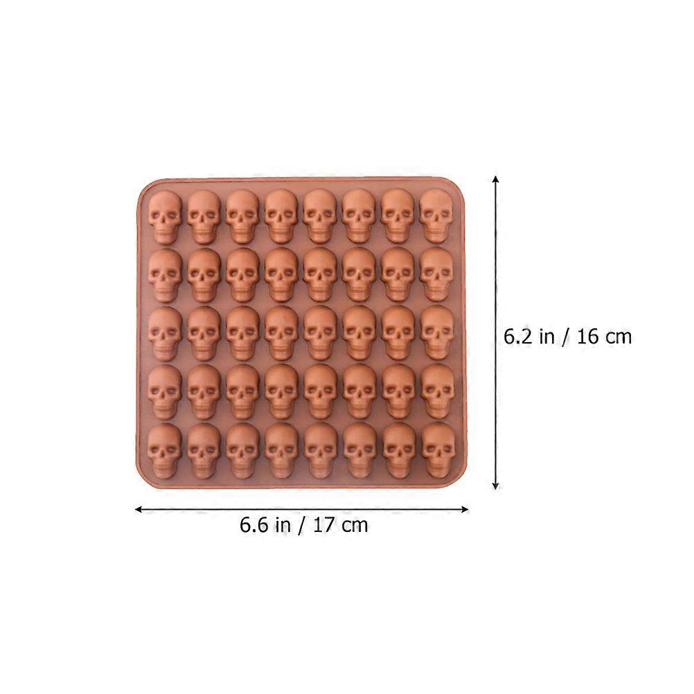 1 Set of Halloween Skull Cookie Mold Baking Cookie Mold Silicone Candy ...