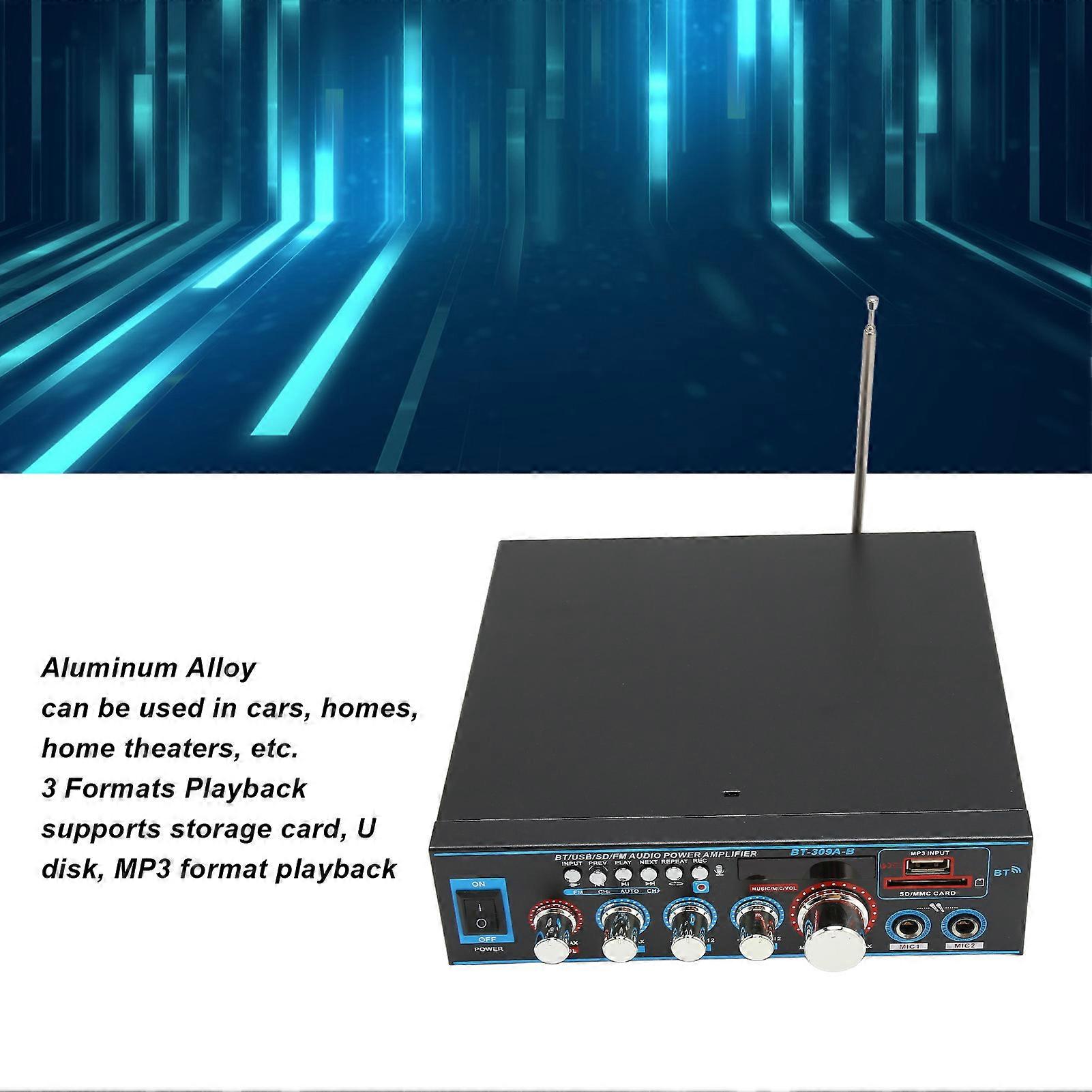 Mini Bluetooth Digital Amplifier 2 Channel Volume Control ...