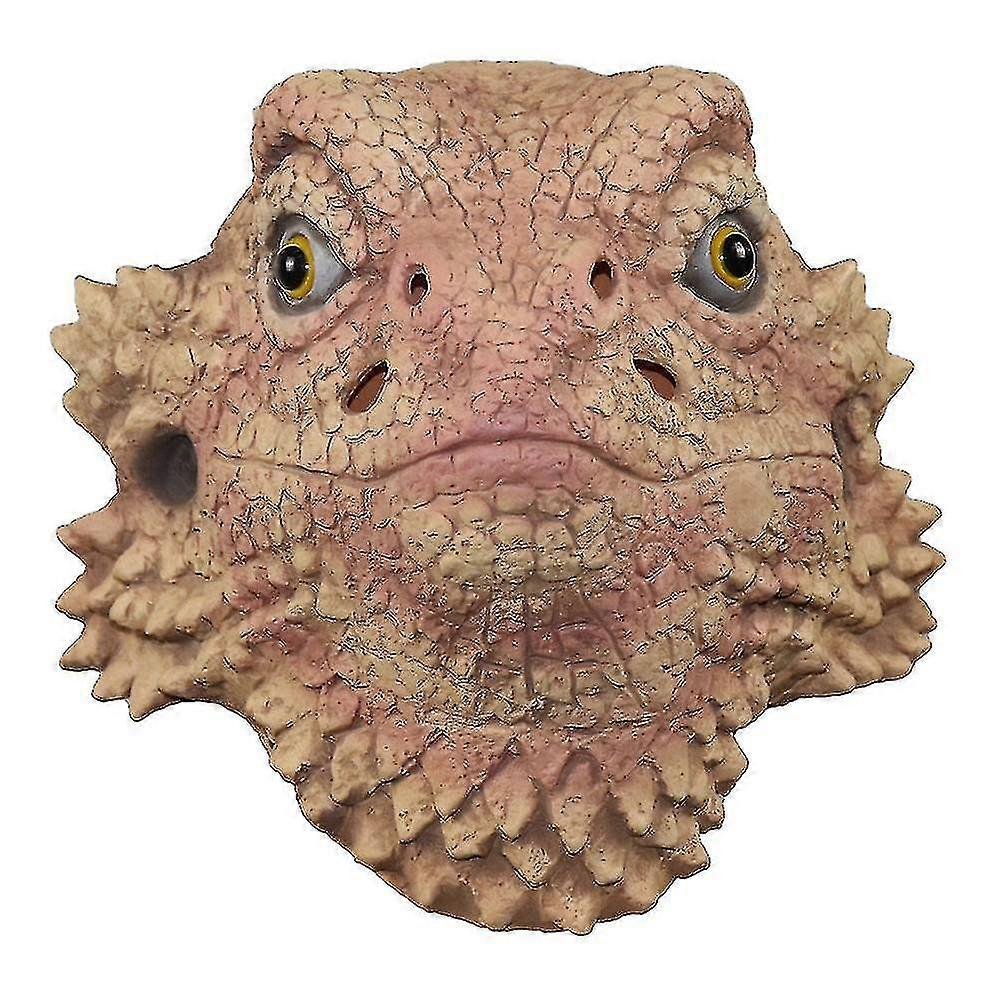 Desert Spiny Lizard Mask Animal Head Mask Halloween Costume Pretend For ...