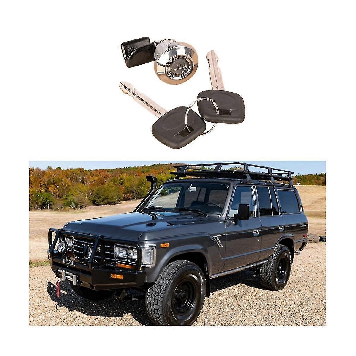 Fuel Door Lock Cylinder & Key for Toyota Land Cruiser FJ60 FJ62 1980 ...