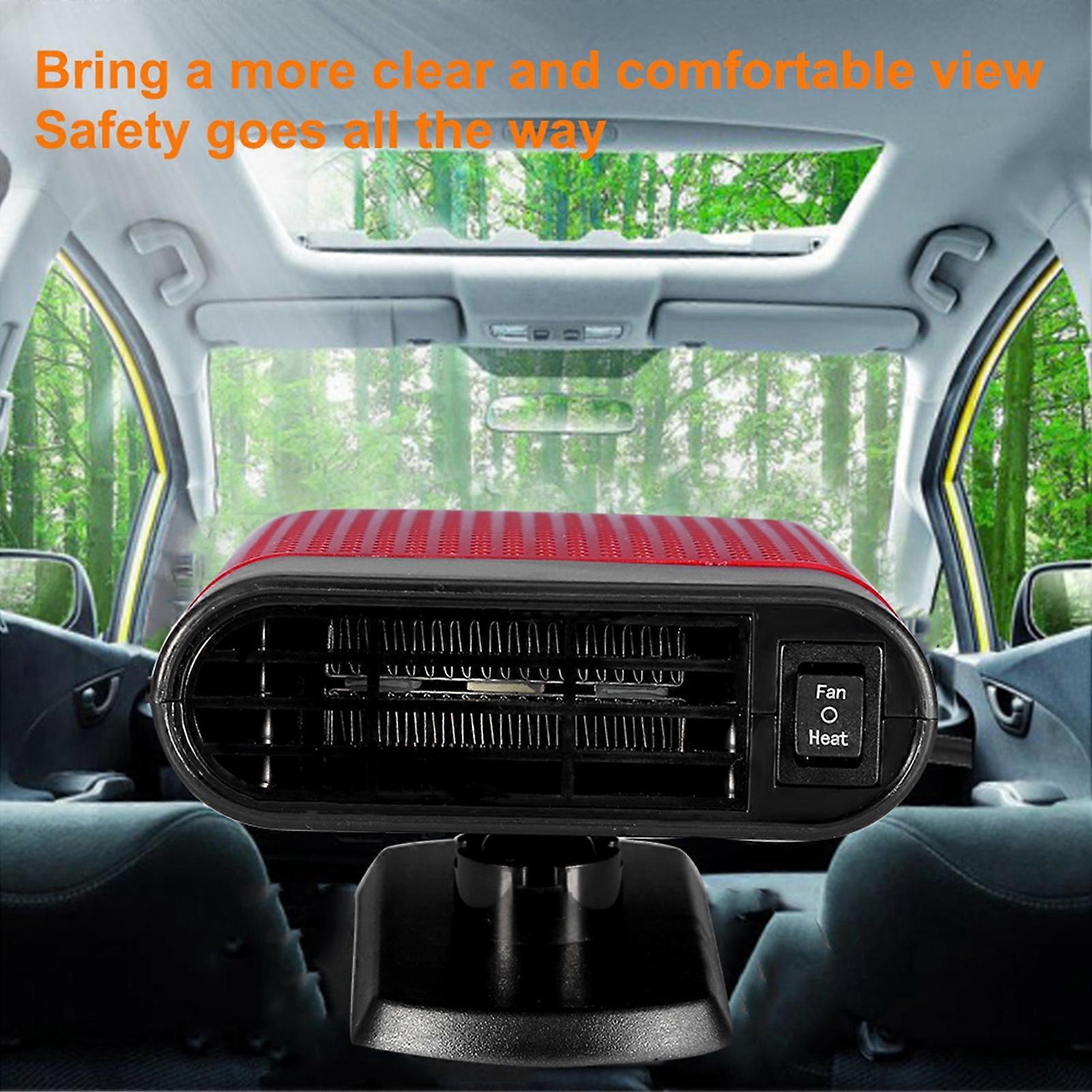 Car 12V Portable Electric Window Heater Heating Dryer Windshield Fan ...