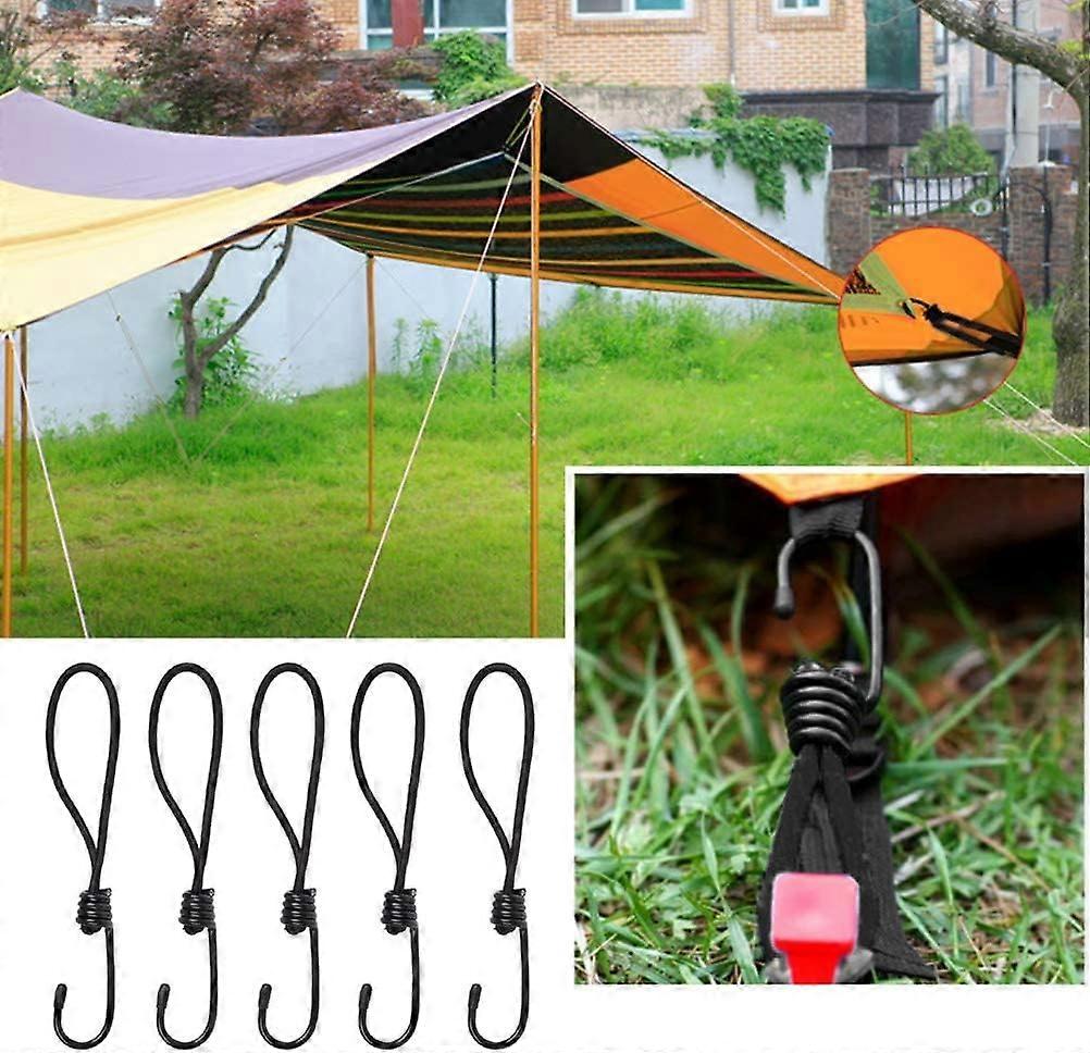 25Pcs Expandable Rubber Tension Hooks With Hooks Expansion Buckles Tent ...