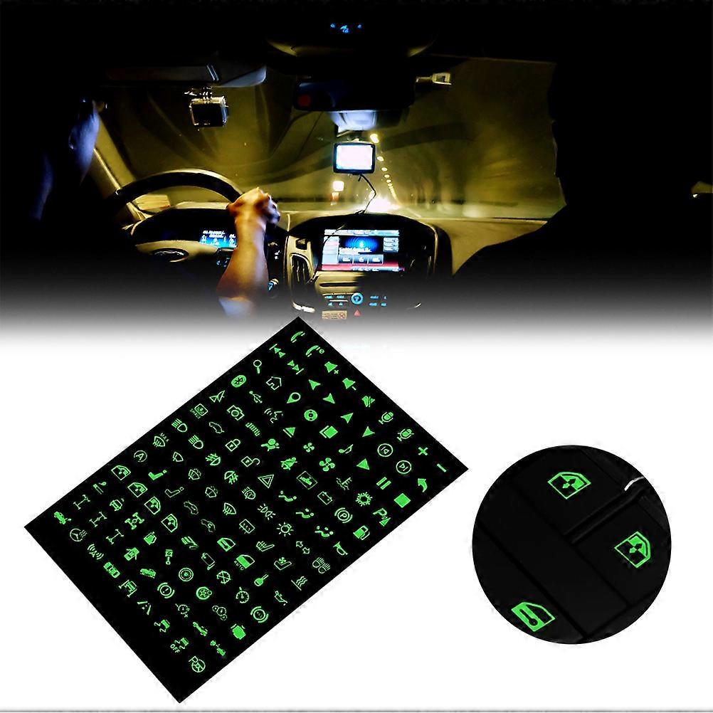 Multifunction Button Stickers Car Luminous Sticker Car Light Stickers ...