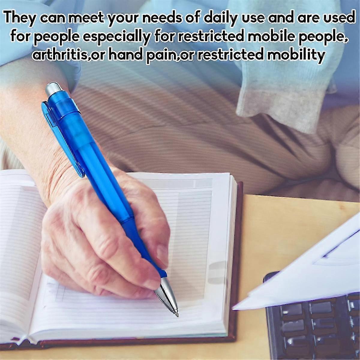 6 Pcs Big Pens Jumbo Pen Bulk with Refills Extra Large Ballpoint Pens ...