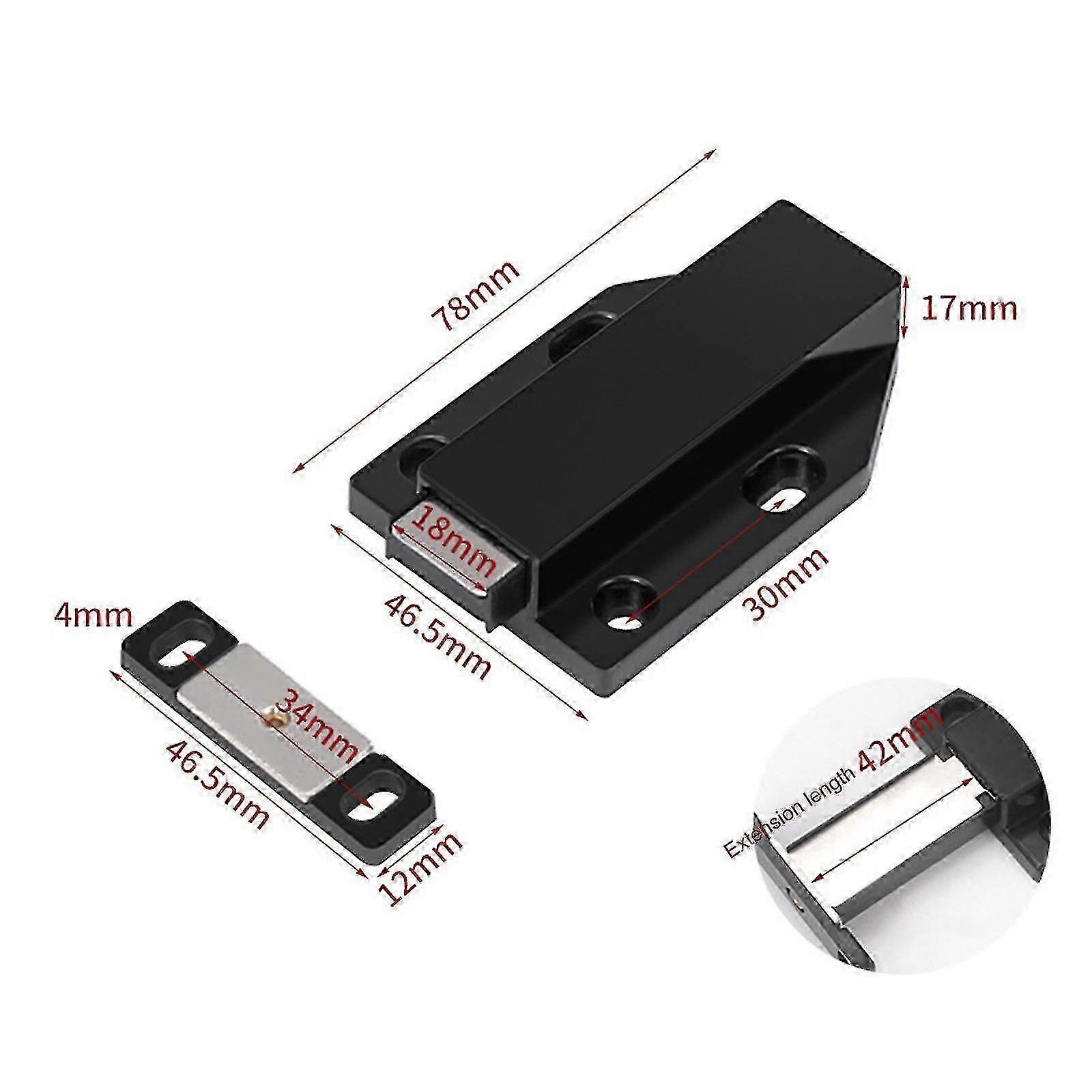 2024 New Heavy Duty Push To Open Cabinet Hardware 2 Pack Magnetic Push ...