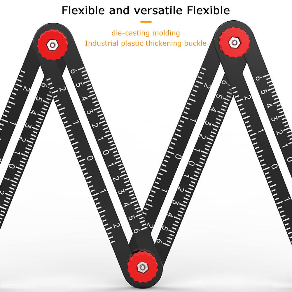 4/6 Fold universal angular template hole locator adjustable tool tiles ...