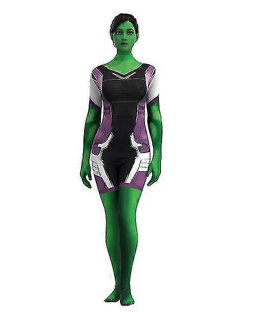 She-hulk Tights She-hulk Female Hulk Cosplay Party Halloween Costume ...