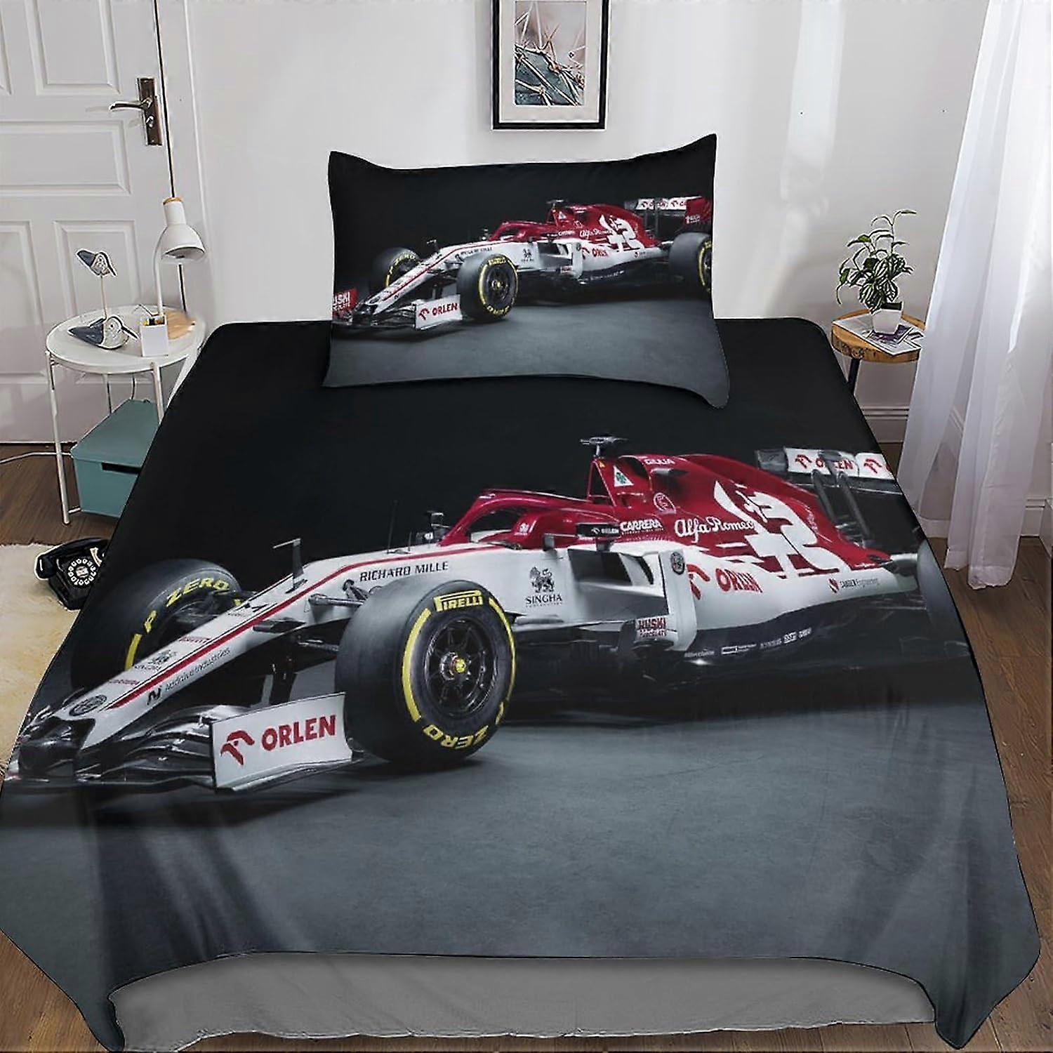 Formula 1 Duvet Cover 3D Bedding Sets for Adult Kids, Microfiber F1 ...