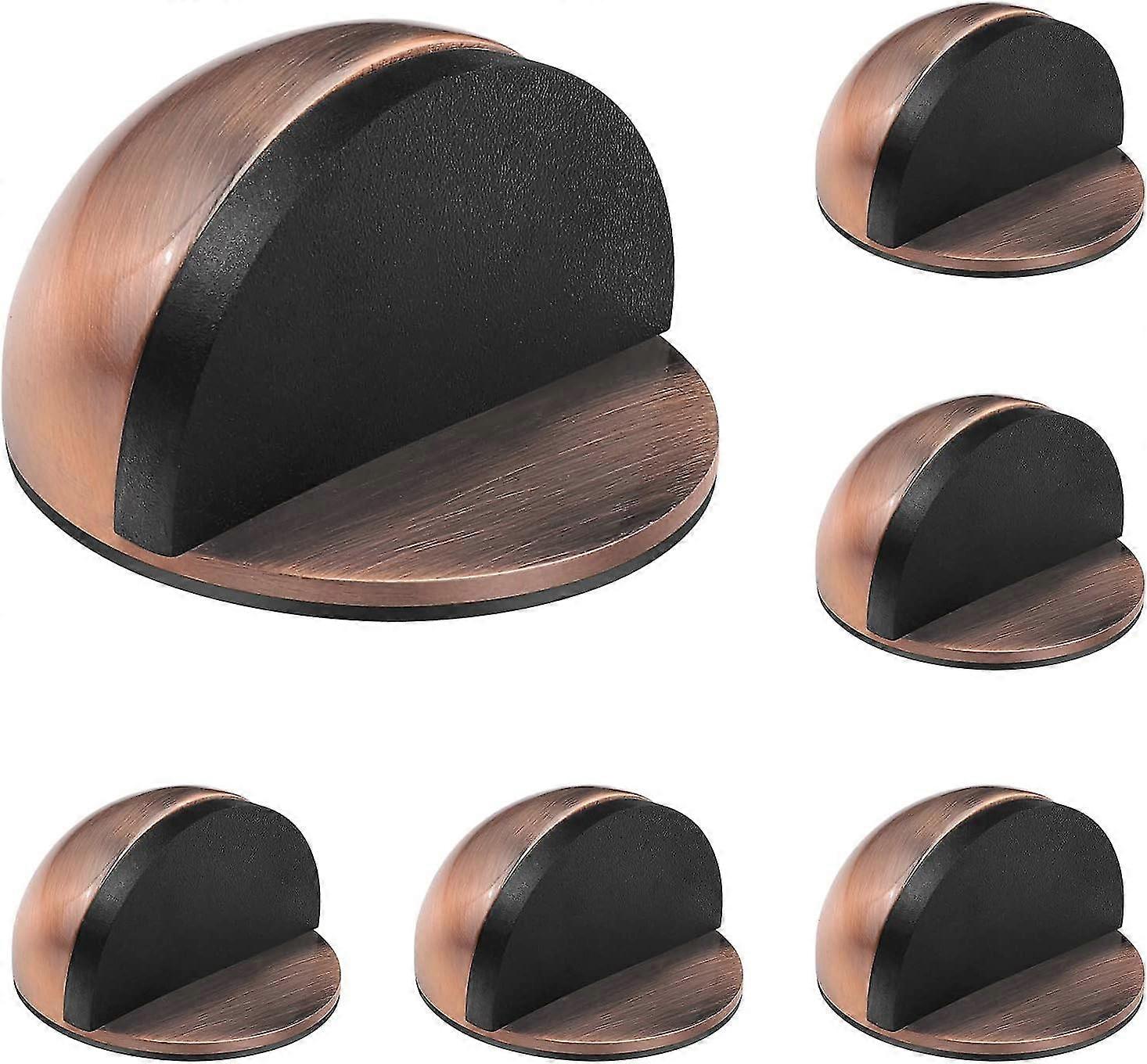 ((Bronze))Set of 6 Adhesive Door Stops/Stops in Stainless Steel, Blocks ...
