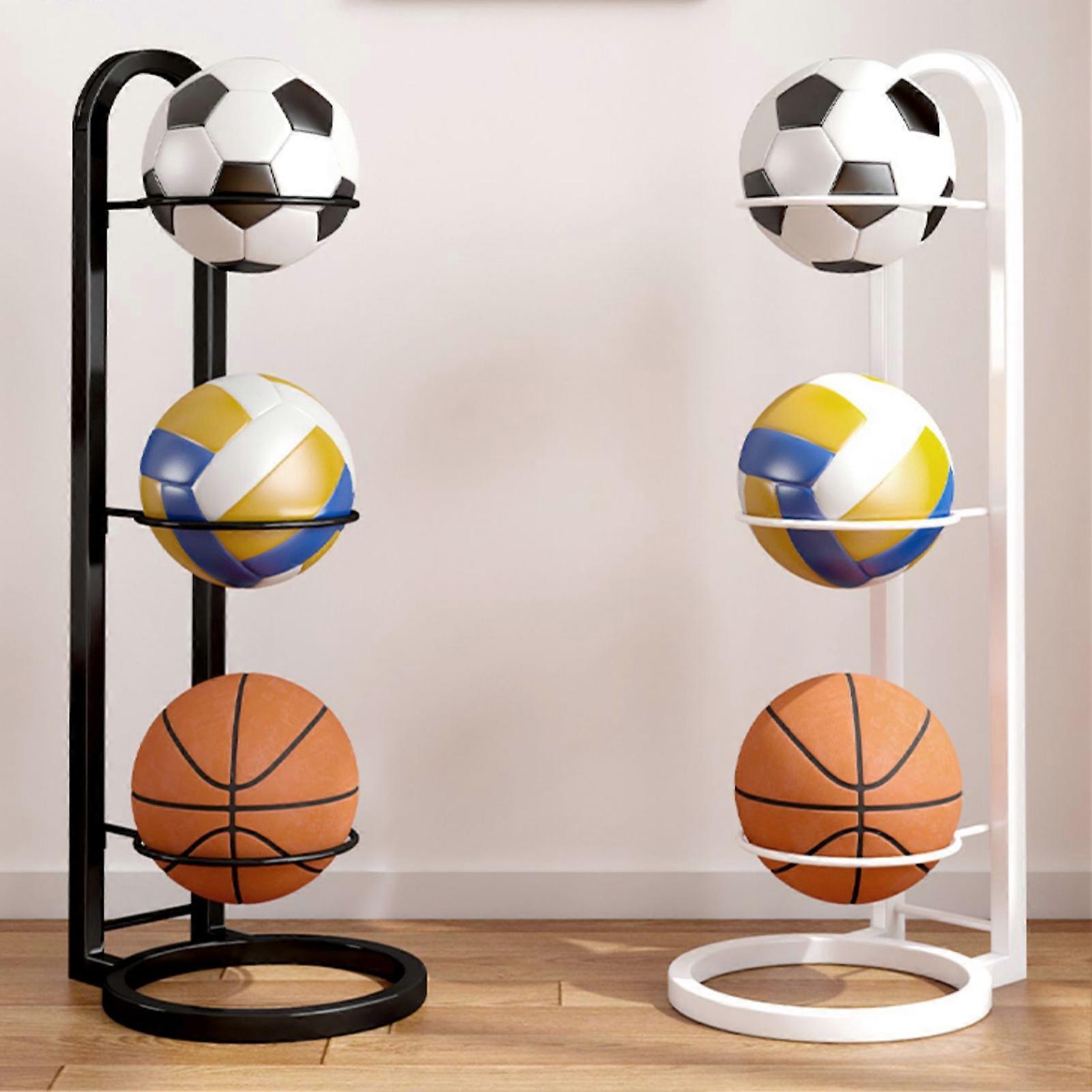 Basketball Ball Storage Rack Vertical Ball Stand Ball Storage Holder ...