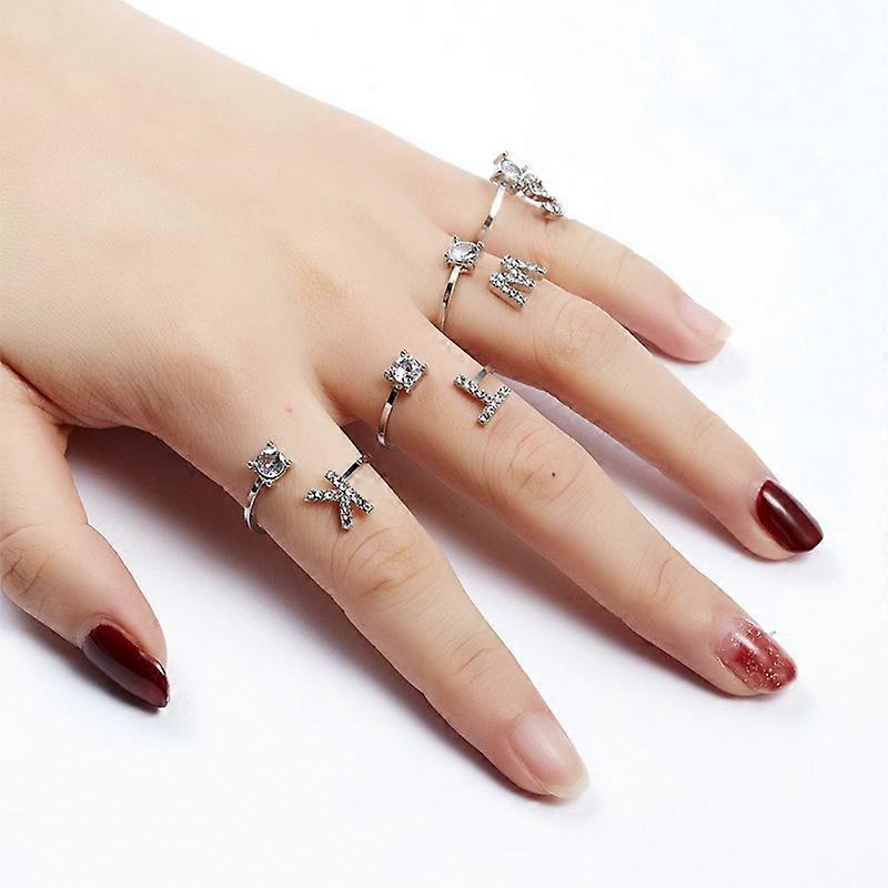 Finger Rings Simplicity English Letters Rings Fashion Jewelry Knuckle ...