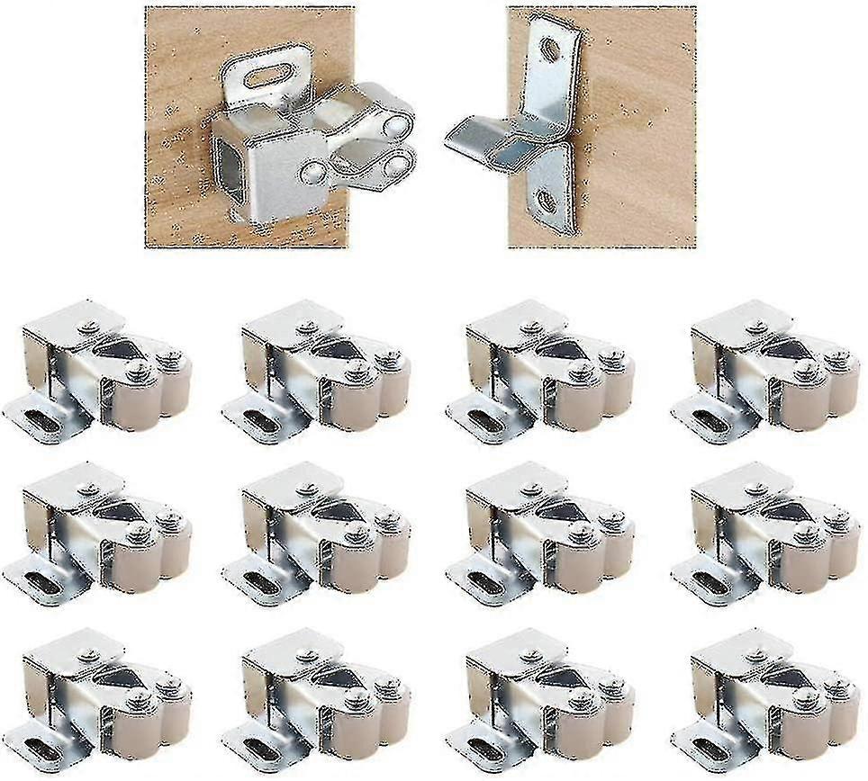 Cabinet Door Latches With Screws Double Roller Double Latch Stainless ...