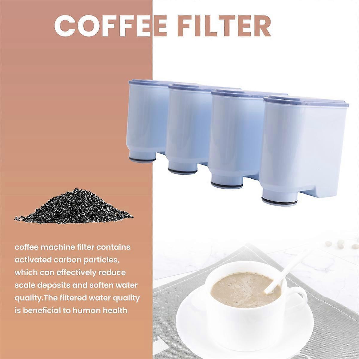 4 Pack Coffee Machines Filter for CA6903, Water Filter for Coffee ...