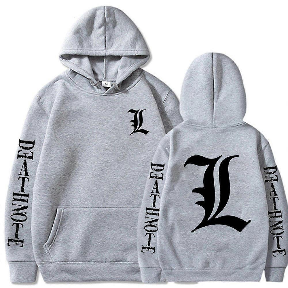 Oversized Men Hoodie Death Note Unisex Hoodies Japanese Anime Printed ...