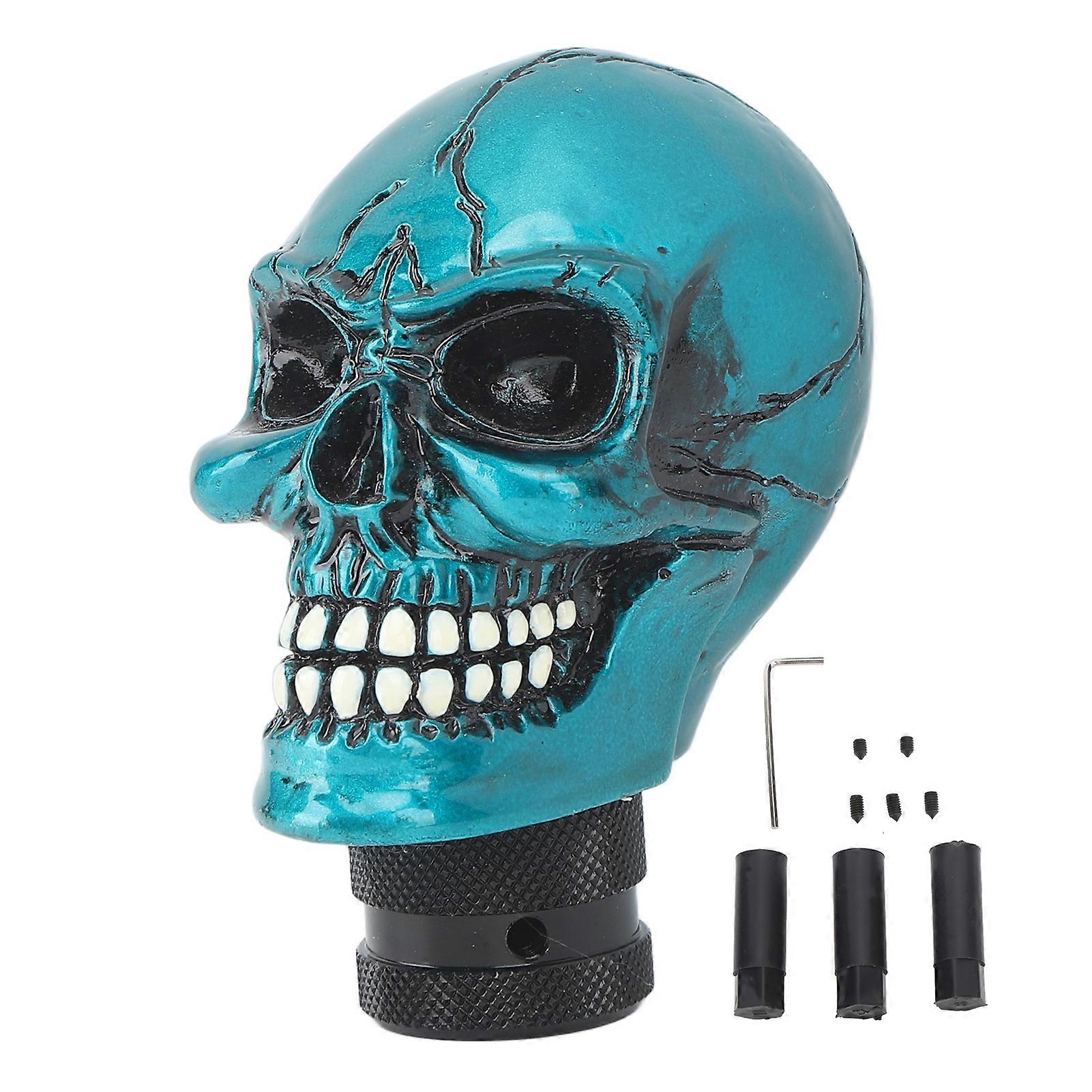 Skull Gear Shift Head Resin Shifter Knob Car Transmission Shifting ...