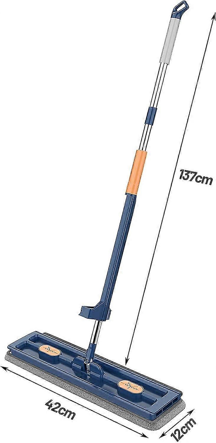 Large Flat Mop Set, 360 Swivel Mop With Wring Function, Floor Mop Set ...