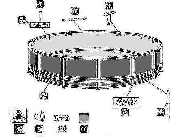 Bestway P6H1419 SWIMMING CONNECTOR Swimming Pool Accessories Parts ...