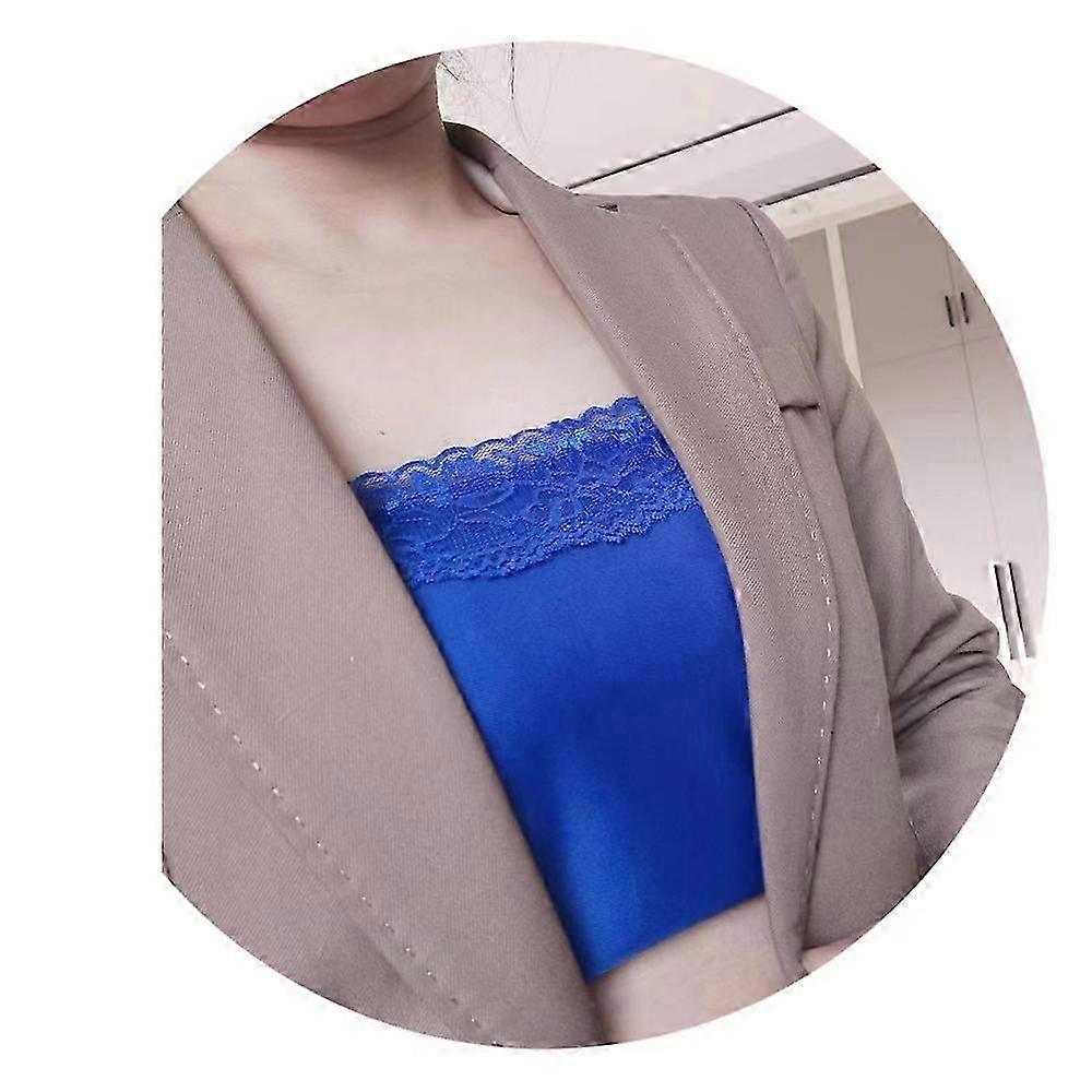 14 Colors Womens Lace Clip-on Mock Camisole Bra Insert Overlay Modesty ...
