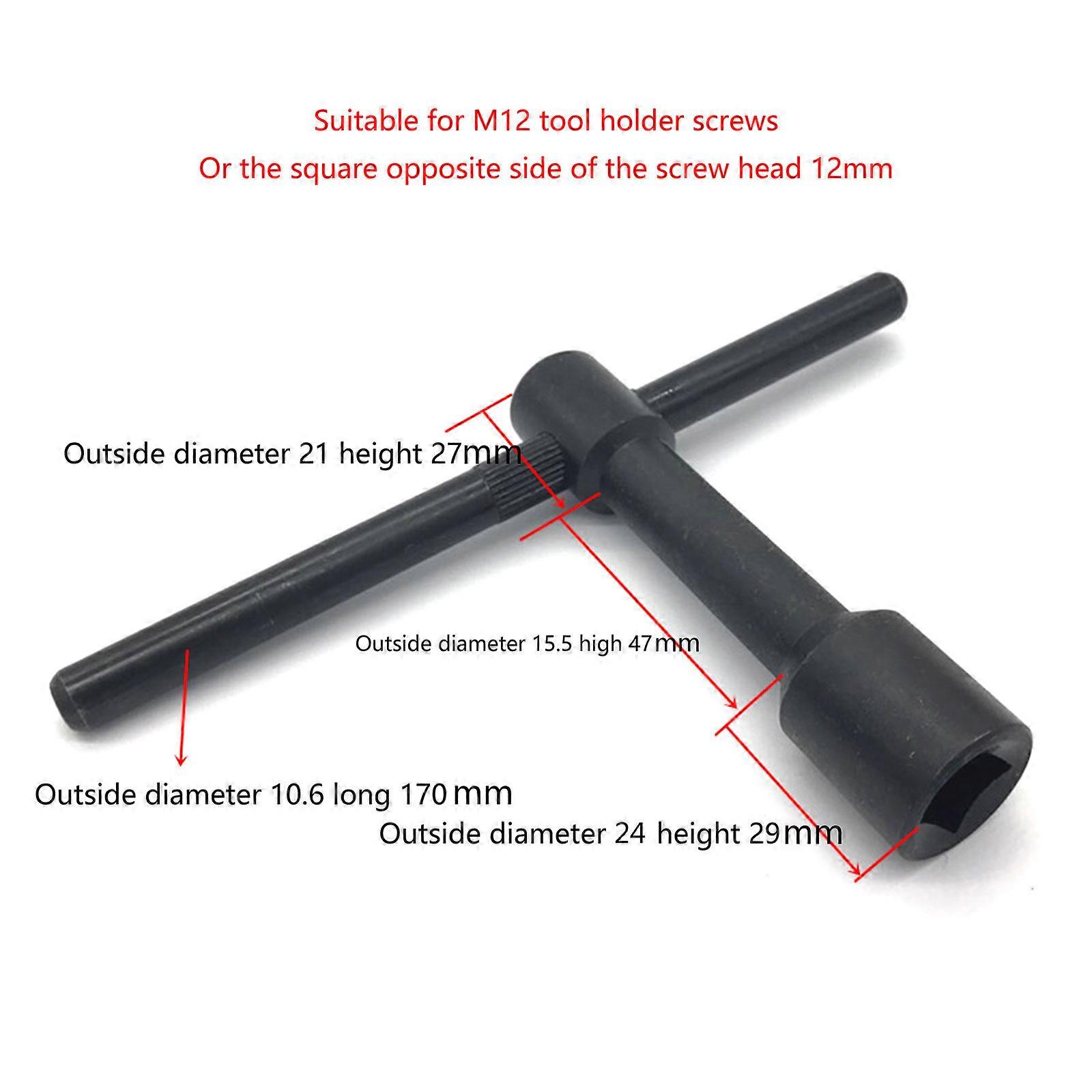 45# Steel Screw Bolt Wrench 8mm 10mm 12mm Lathe Bed Frame Screw Wrench ...