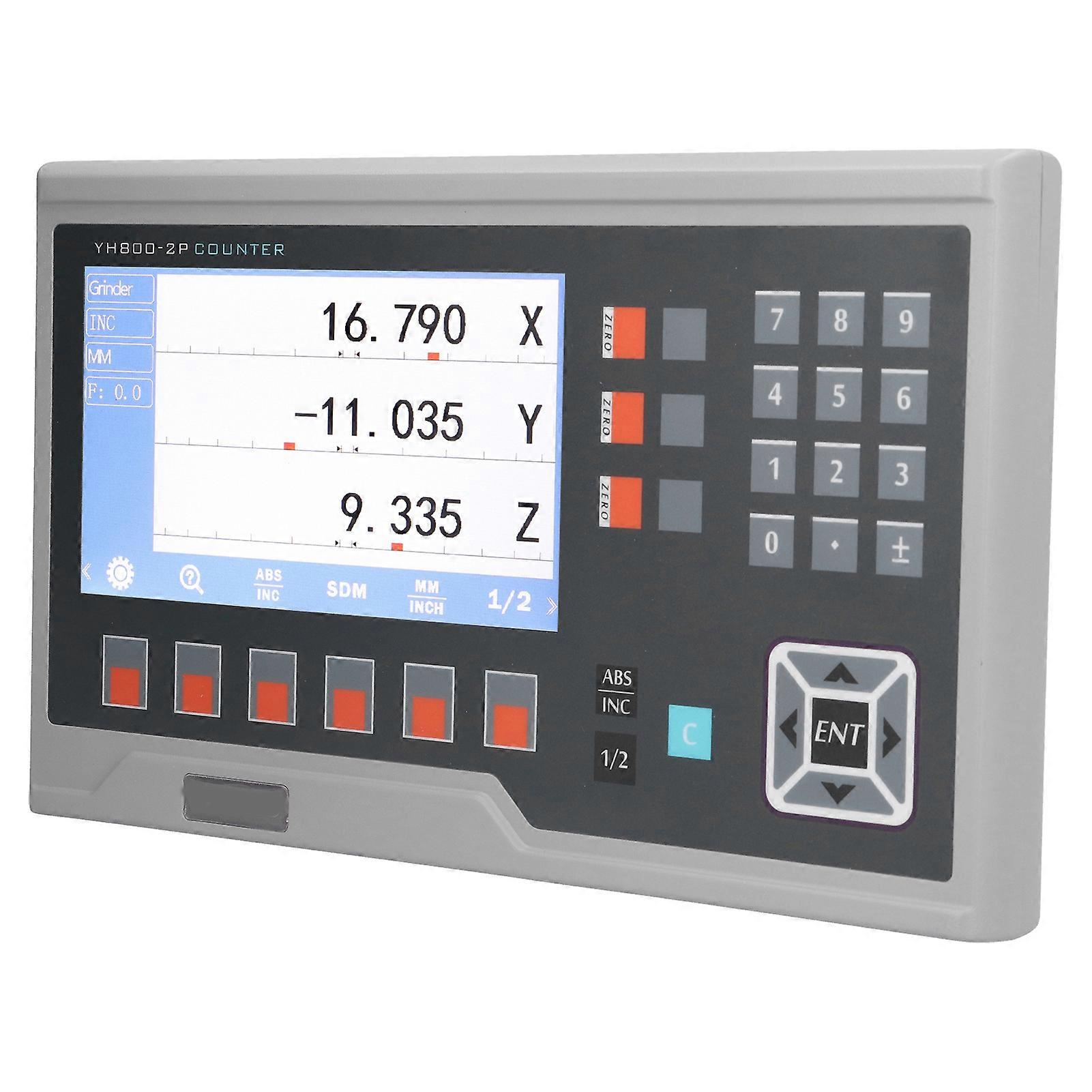 LCD Digital Readout Linear Scale Encoder Magnetic Grating for Lathes and Milling Machines with ...