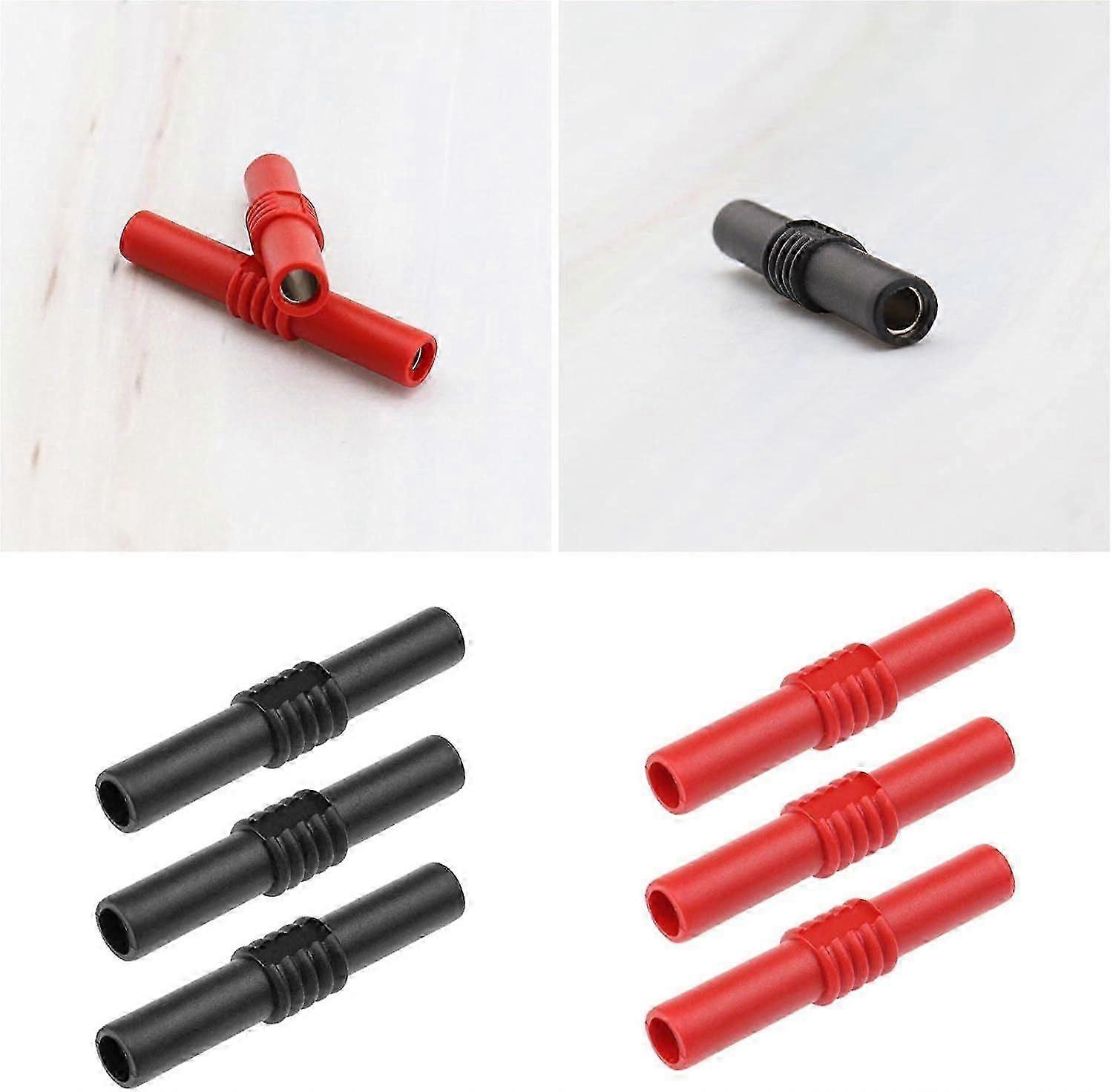 10Pcs Insulated Banana Plug Female to Female 4mm Banana Jack Coupler ...