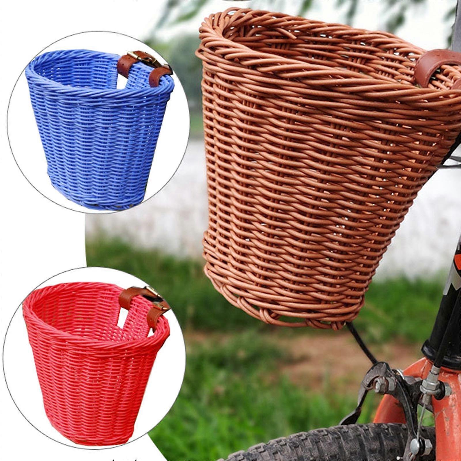 Kids Bike Basket for Boys and Girl, Waterproof Woven Childrens Bike ...