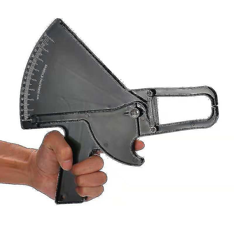 80mm Fat Calliper Skin Fold Tester Body Skinfold Measurement Guide ...