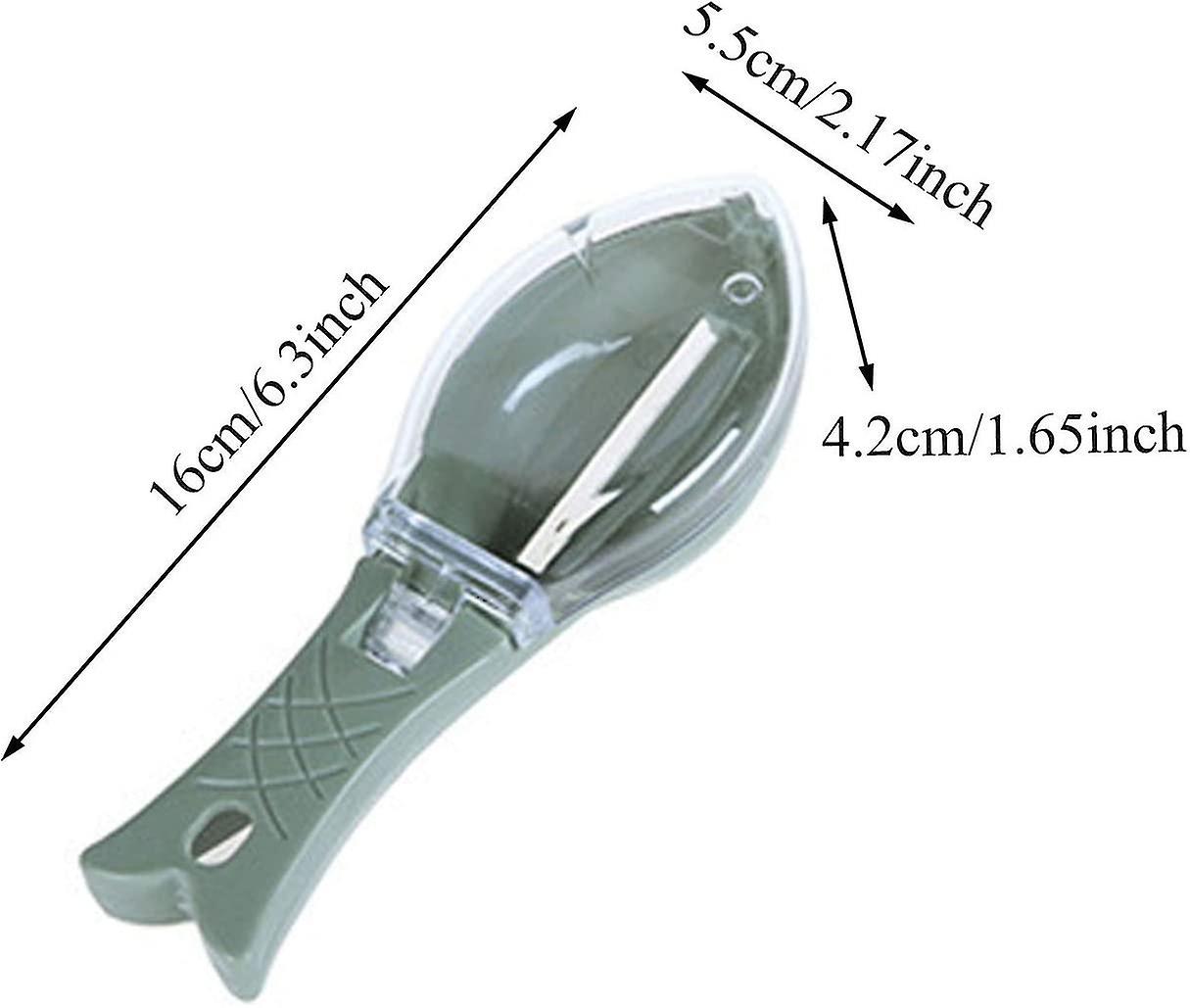 Pcs Fish Scale Scraper Plastic Fish Scale Scraper Fish Scale Descaler ...