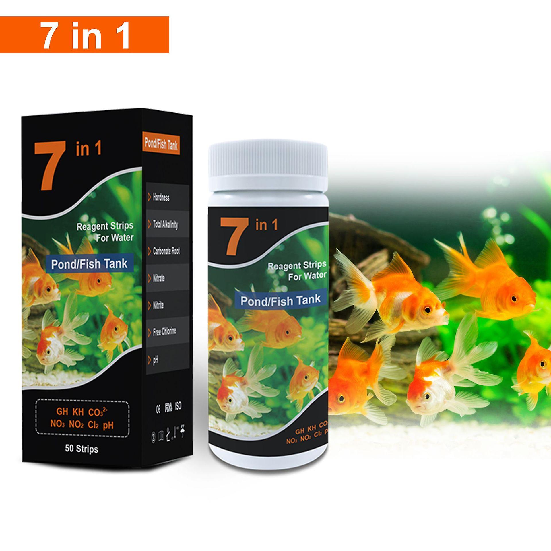 7 In 1 Ph Test Fish Tank Water Tropical Aquarium Pond Water Test Strips ...