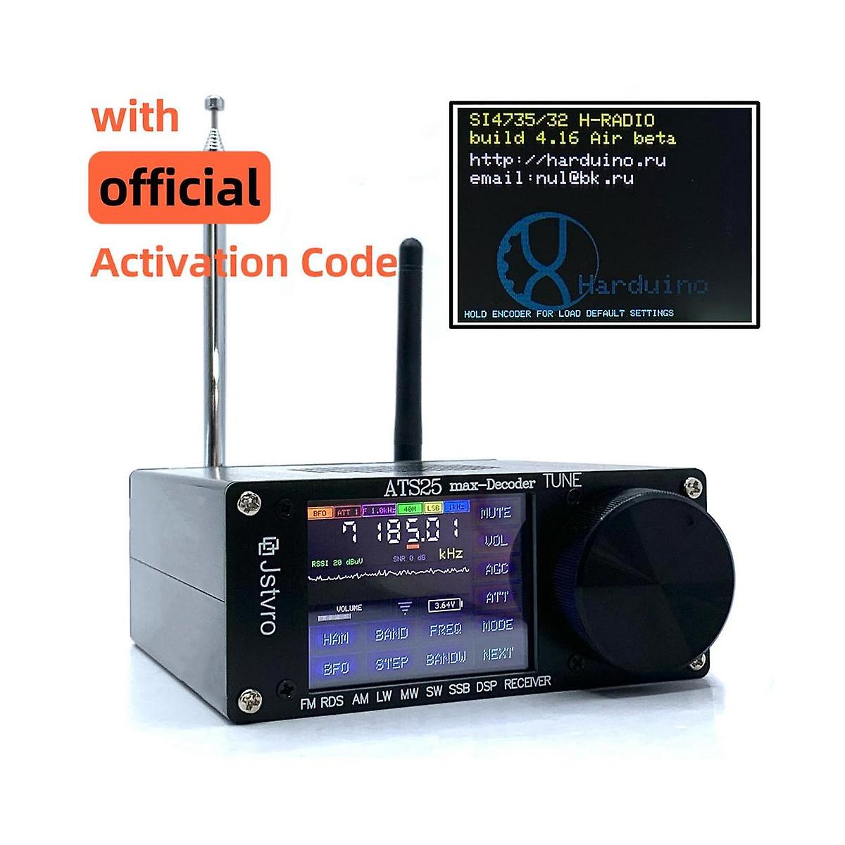 New ATS25Max RDS Function Decoder Si4732 Full-Band Radio Receiver with ...