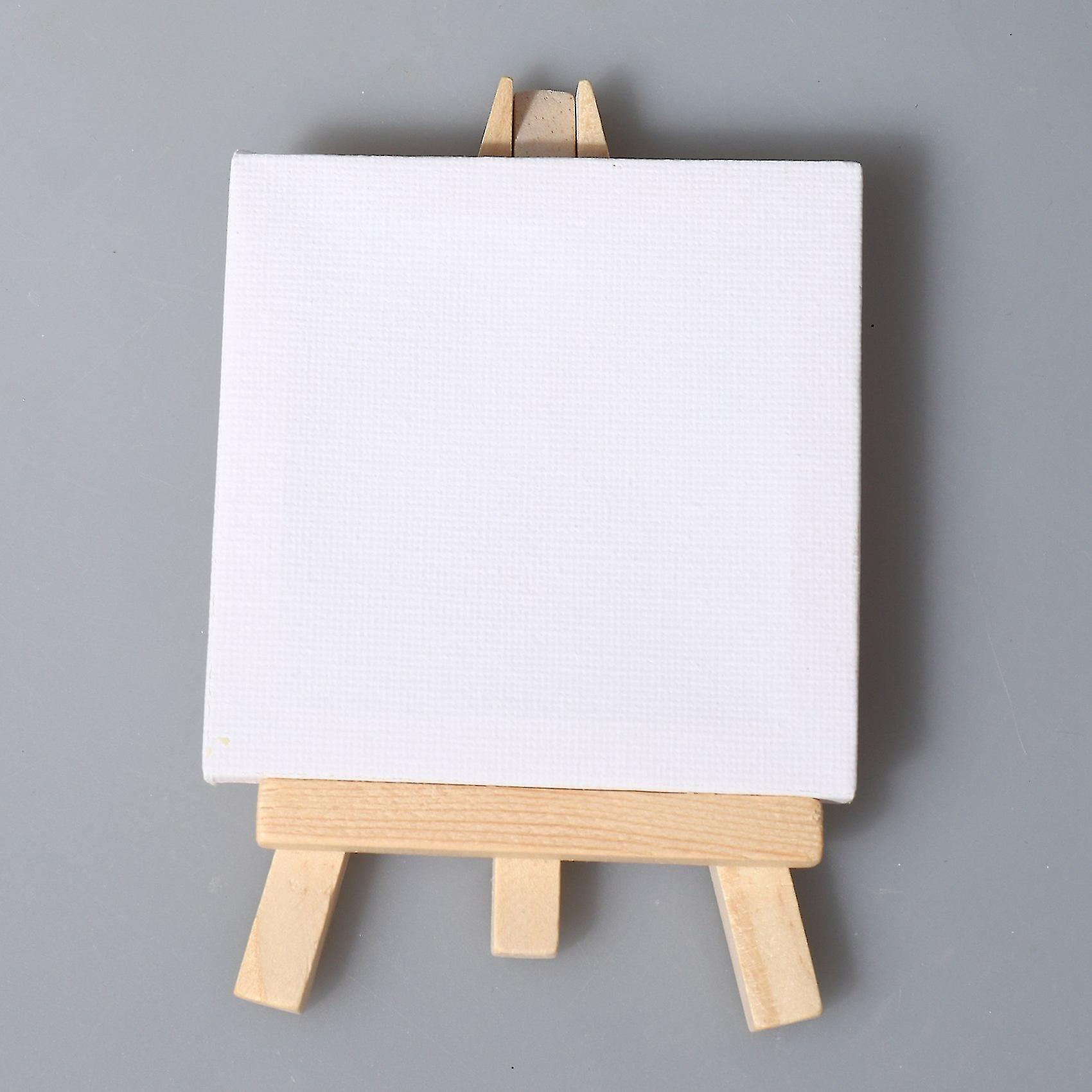 Artists 3 Inch X3 Inch Mini Canvas & 5 Inch Mini Easel Set Painting ...