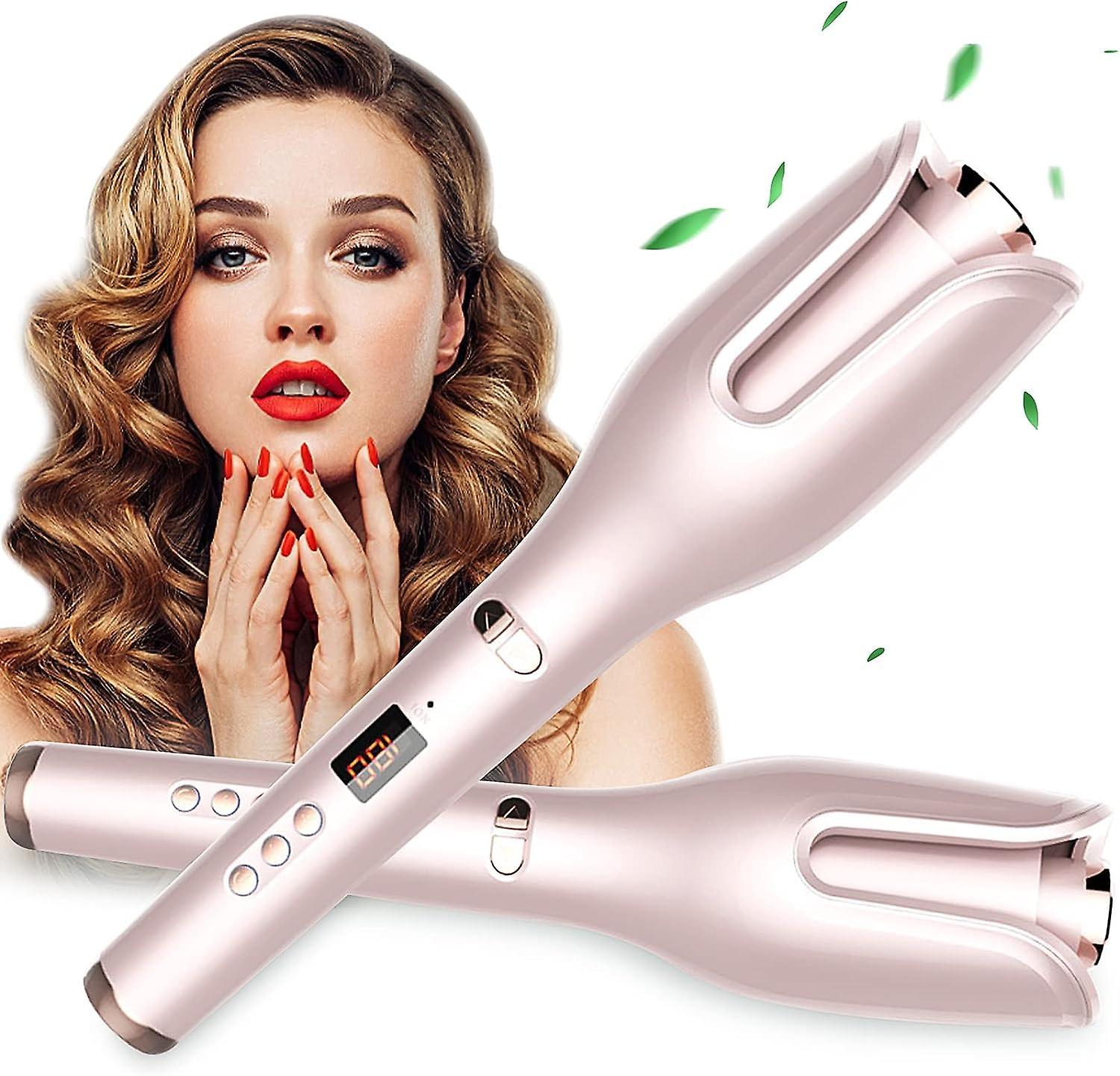 Portable automatic curling iron, negative ion left and right rotating ...