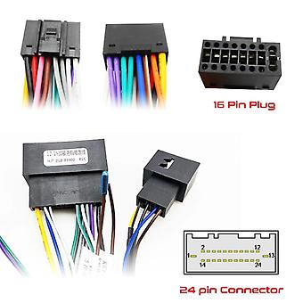 CANBus Decoder 16Pin Plug to 24 Pin Ford ACM Head Unit Connector Cable ...