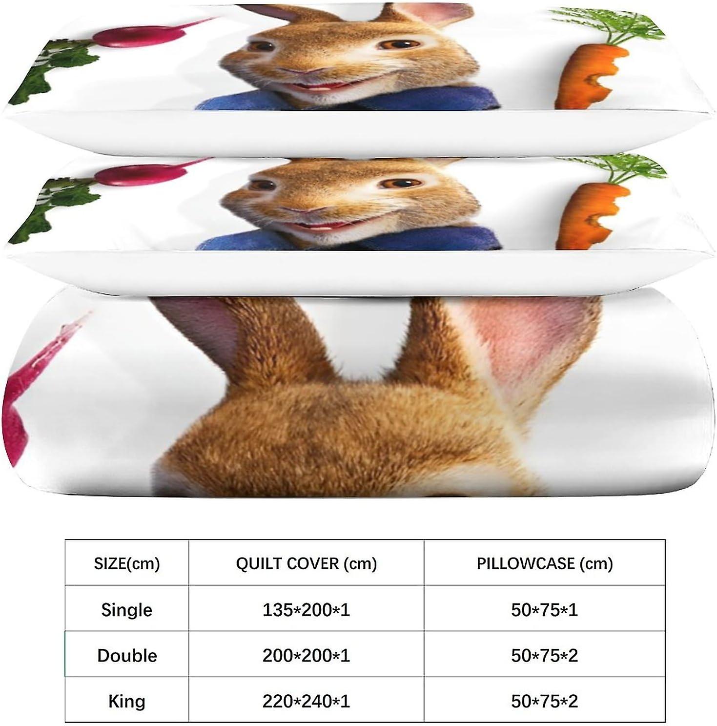 Peter Rabbit Bedding Set Duvet Cover Set for 3D Printed 3 Piece Set ...
