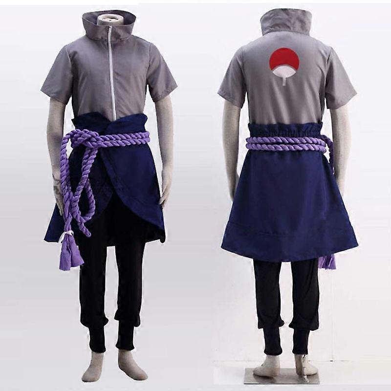 Anime Cosplay Sasuke Suit Costume Halloween Cosplay Shoes Comic Uchiha ...