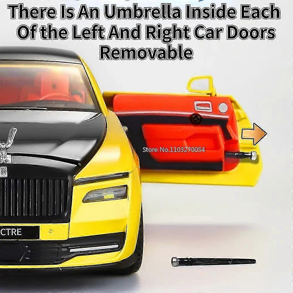 1/24 Rolls-royce Spectre Toy Car Model High Simulation Alloy Sound ...