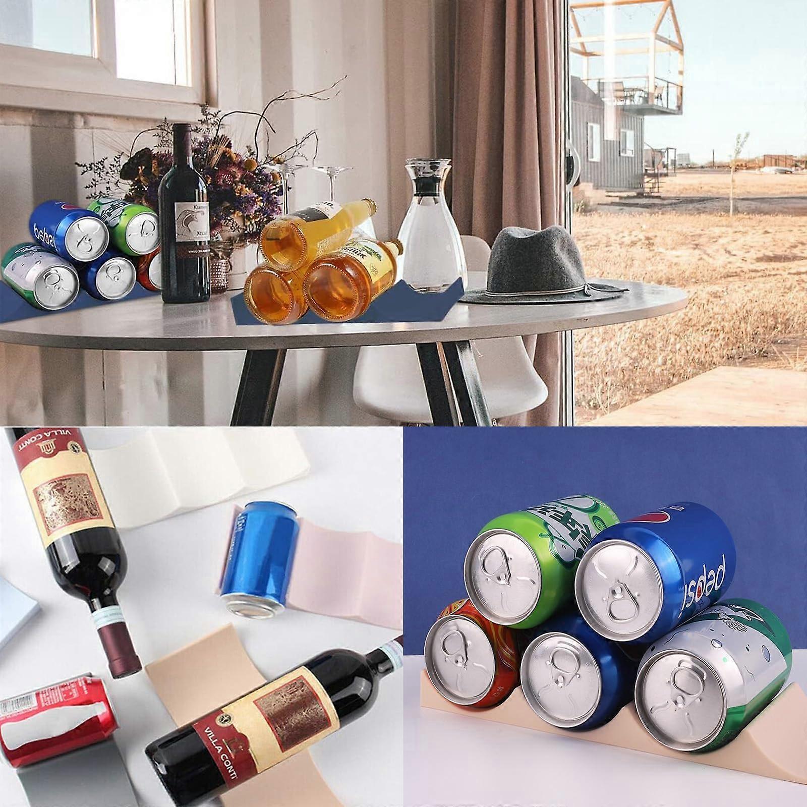 pieces bottle holder refrigerator, wine rack stacking aid for bottles ...