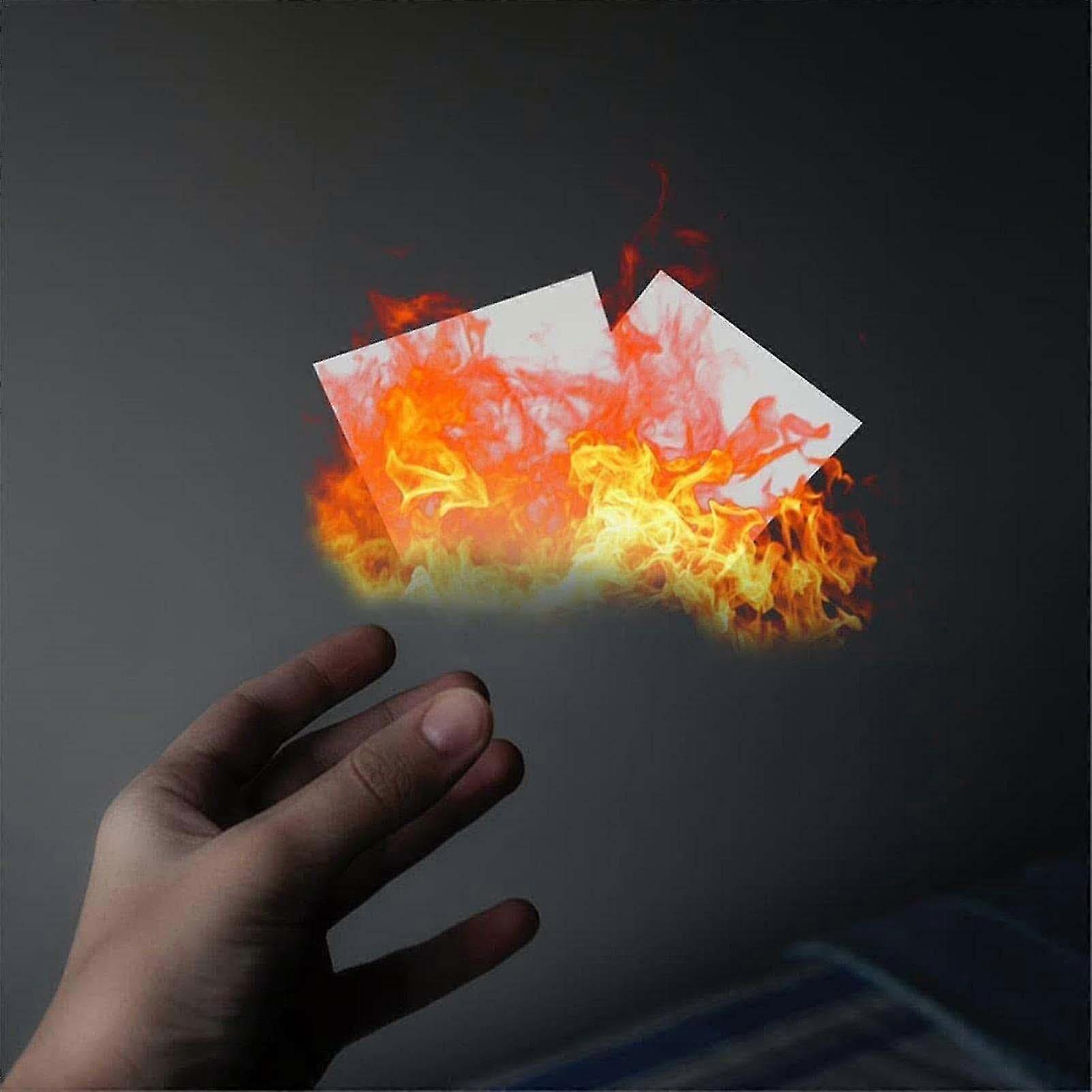 10pcs Magic Fire Paper | Disappearing Magic Paper | Ash-free And Dust ...