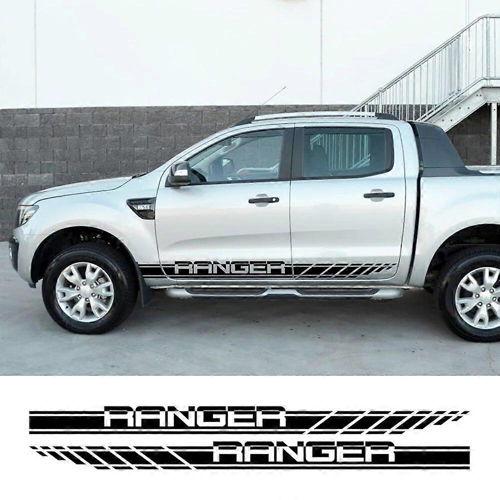 Car Stickers Pickup Door Side Stripes Decals For Ford Ranger Raptor XLT ...