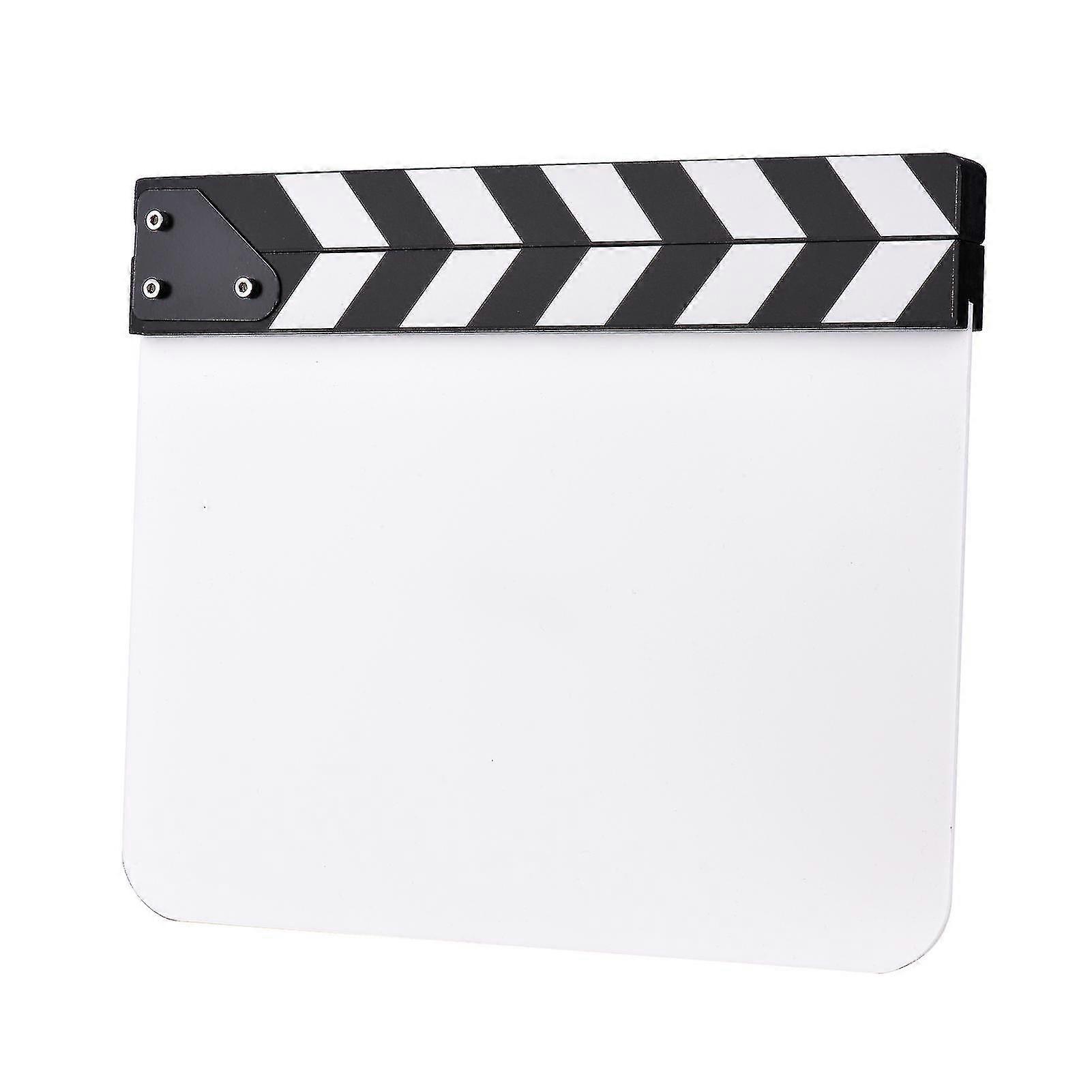 30 * 24cm/ 12 * 9in Acrylic Film Clapboard Movie Directors Clapper ...