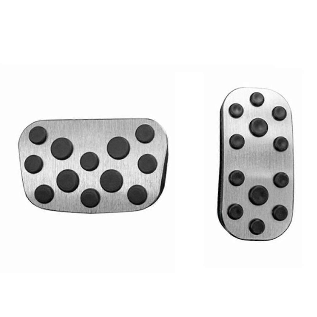 Aluminum Alloy Car Foot Pedal Pads Accelerator Gas Brake Pedal Cover ...