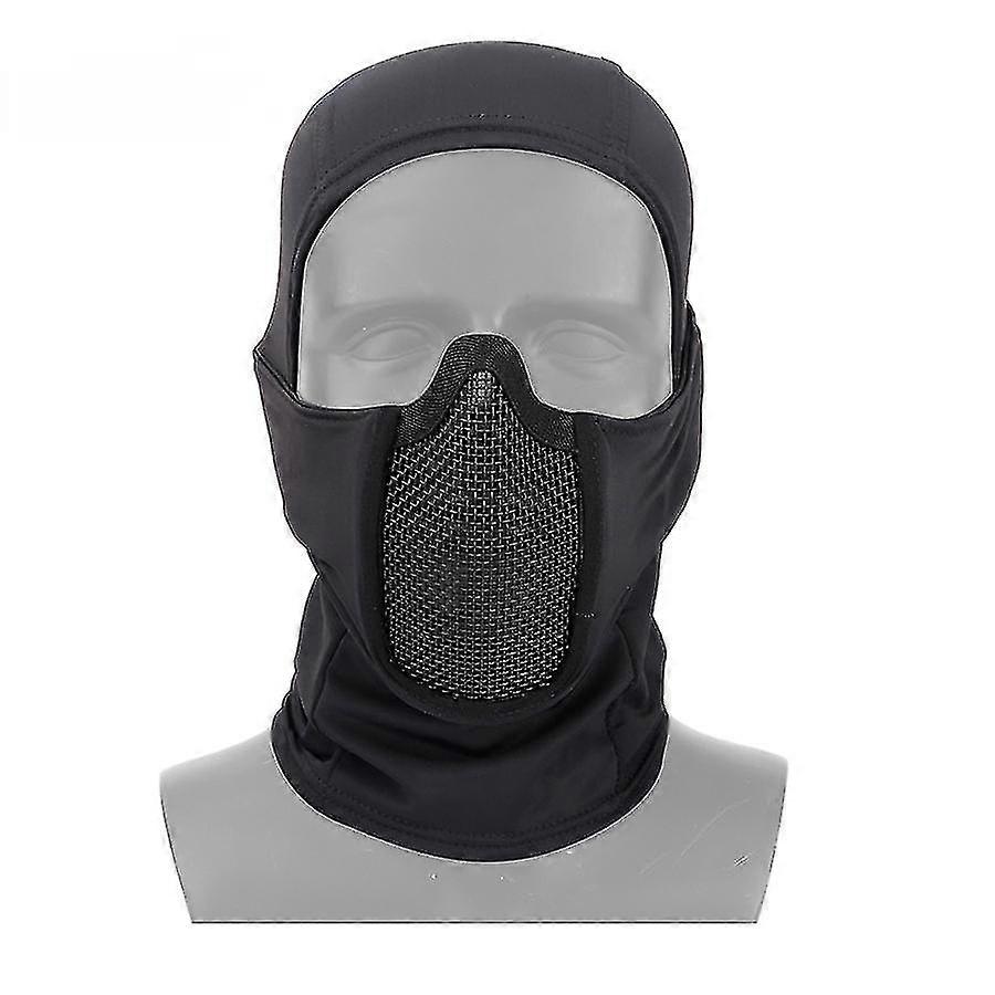 Military Tactical Helmet Mask Breathable Air Gun Paintball Hunting ...